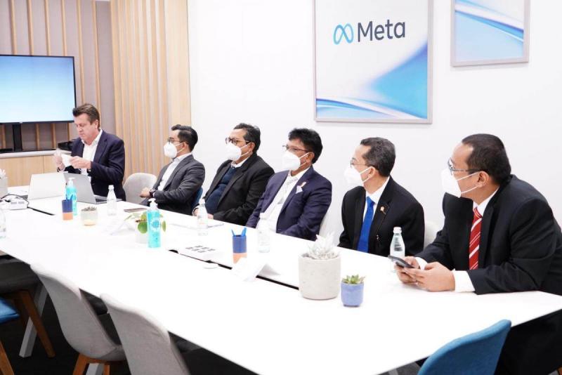Kembangkan Ekosistem Digital, RI Bersinergi dengan Meta Connectivity Kembangkan Ekosistem Digital, RI Bersinergi dengan Meta Connectivity