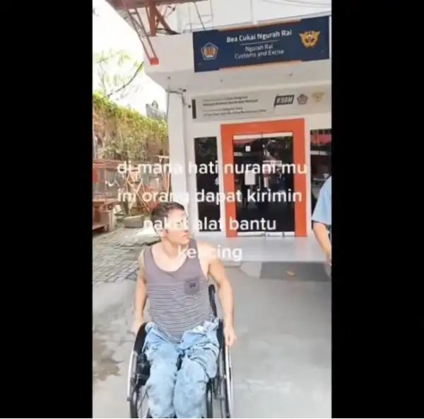 Bea Cukai Persulit WNA Difabel Mau Ambil Kiriman Alat Bantu Kencing