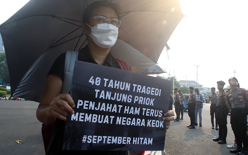 Aksi Kamisan Peringati 40 Tahun Tragedi Tanjung Priok