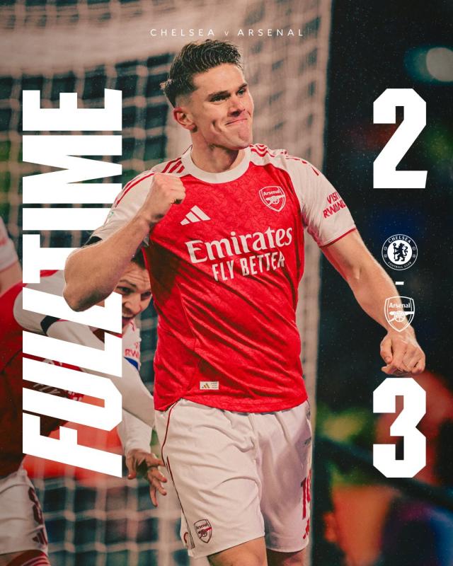 Update Piala Liga Inggris: Arsenal Hajar Chelsea di Stamford Bridge