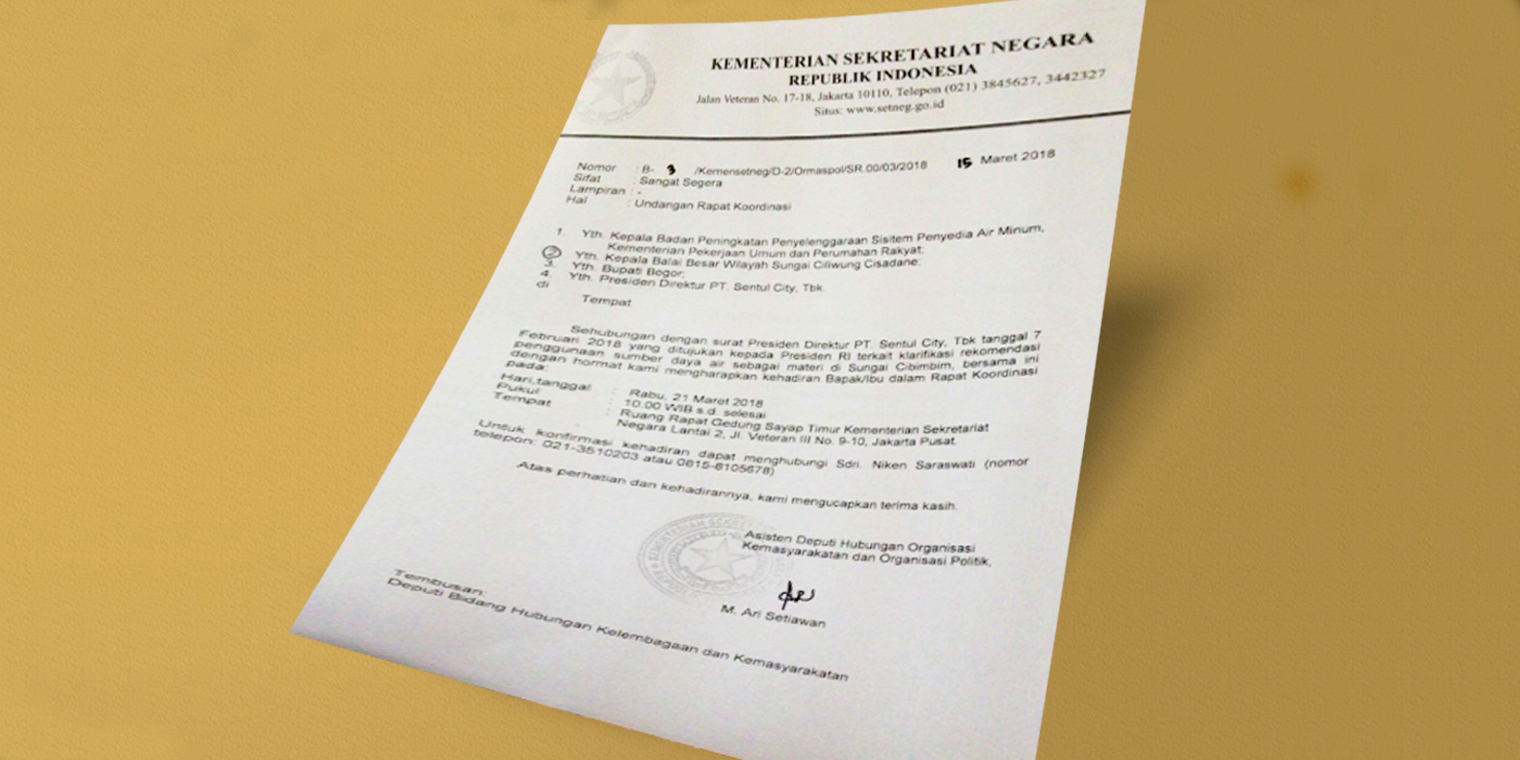 Ada Apa Istana Negara Ikut Urus Konsesi Air Minum Milik Publik untuk ...