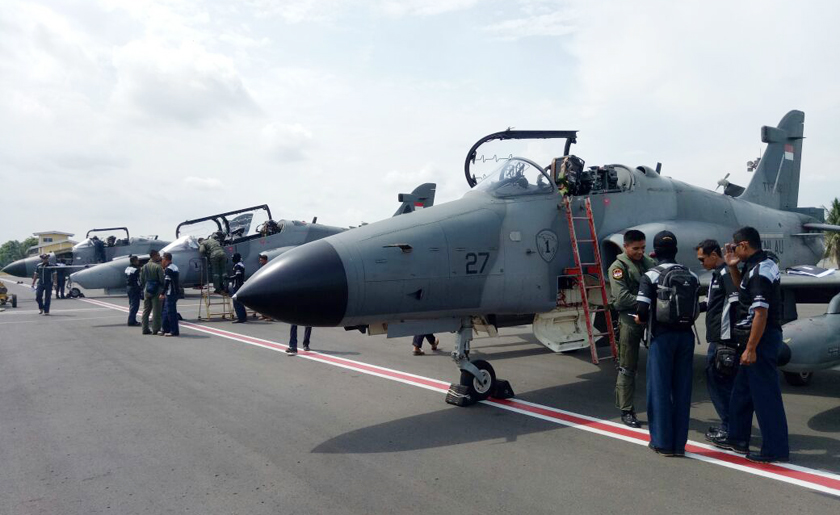 Armada Jet Tempur TNI AU Selesai Latihan